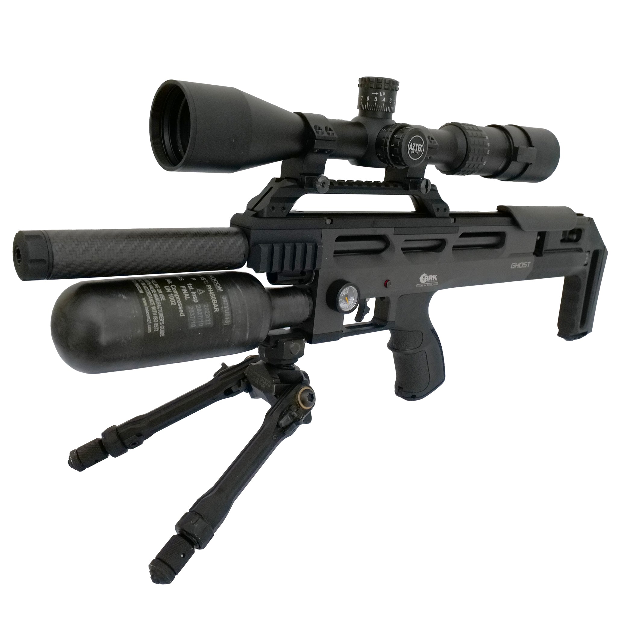 BRK Brocock Ghost Airgun | High Power, Multi-Caliber PCP Air Rifle ...