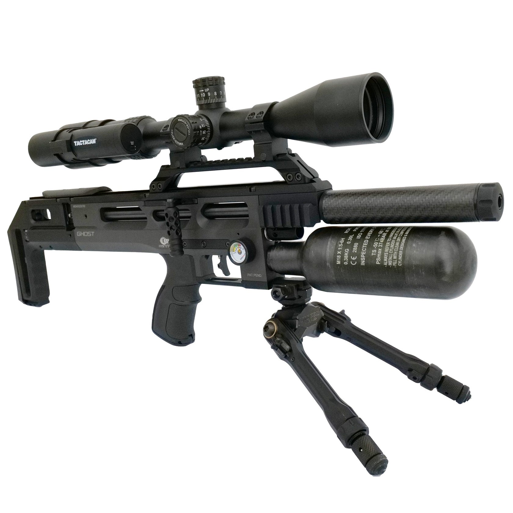 BRK Brocock Ghost Airgun | High Power, Multi-Caliber PCP Air Rifle ...